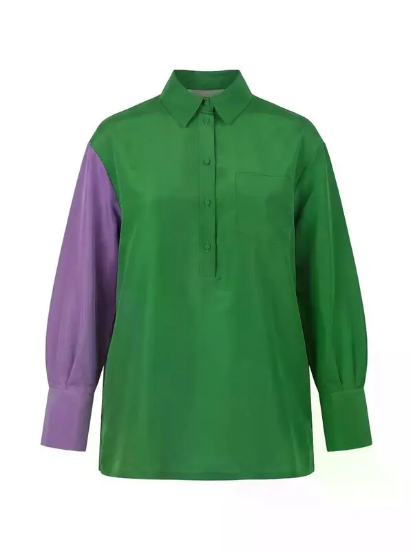 Valentino Garavani Colour-block Mini Shirt Dress