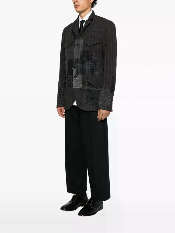 Junya Watanabe Patchwork Pinstripe Jacket