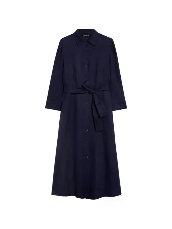 PENNYBLACK Button-up Shirt Midi Dress - Blue
