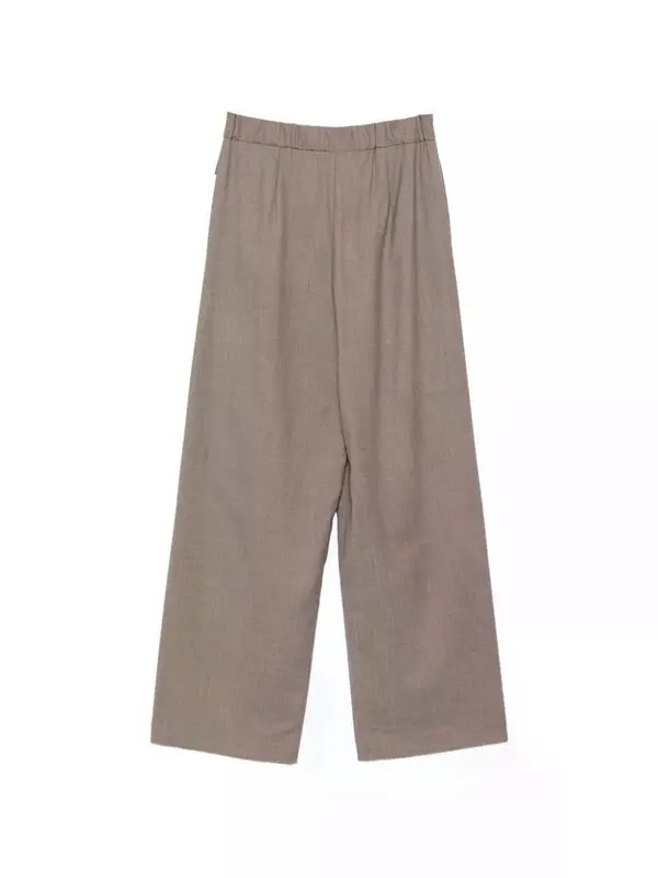Liviana Conti Pleated Wide-leg Trousers