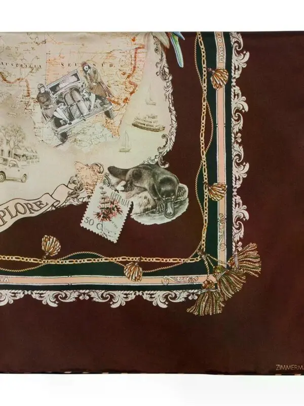 Zimmermann Printed Square Scarf