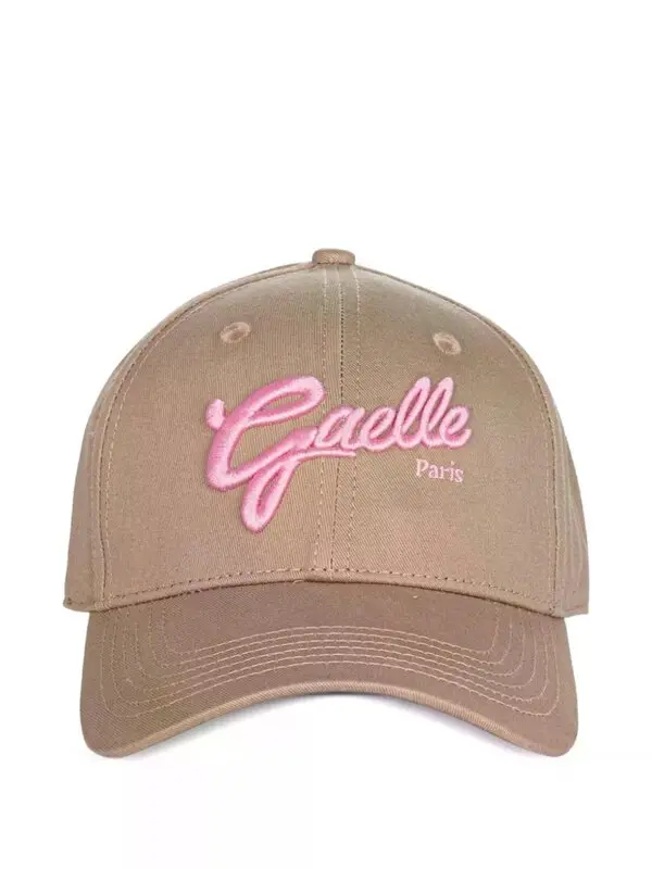 GAELLE PARIS Logo-embroidered Baseball Cap - Neutrals