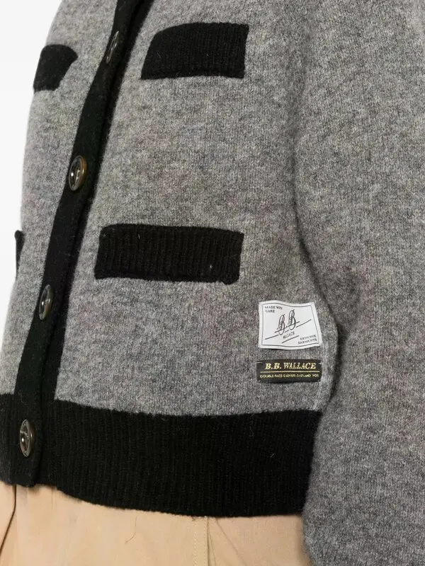 B.B. WALACE Frida Button-up Cardigan - Grey