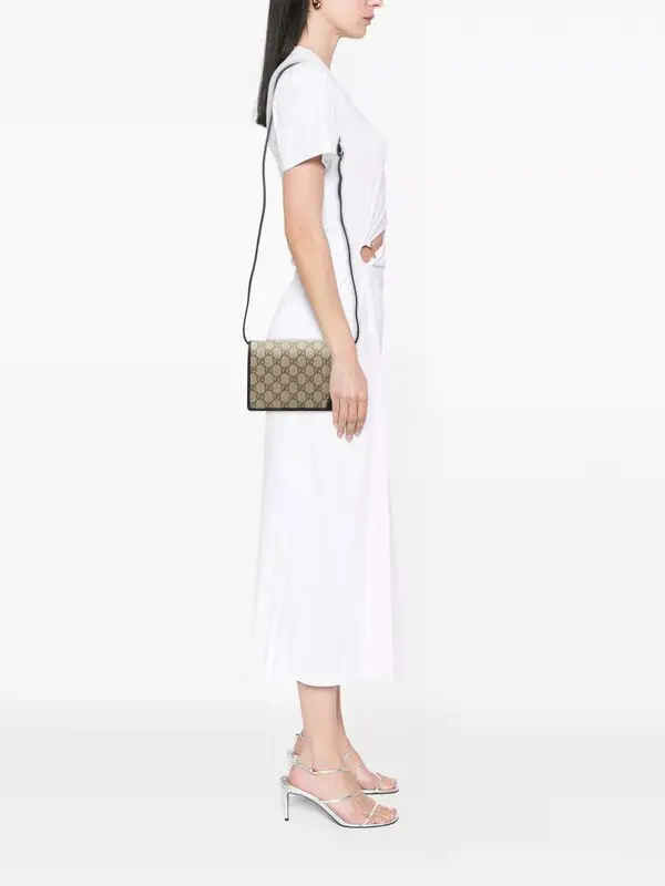Gucci 2000-2015 Gg Supreme Web Crossbody Bag