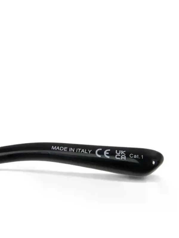 Balenciaga Oval-frame Metal Glasses