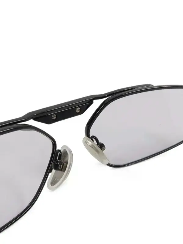 Balenciaga Oval-frame Metal Glasses