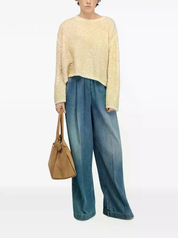 SEMICOUTURE Jimmy Pleated-detail Jeans