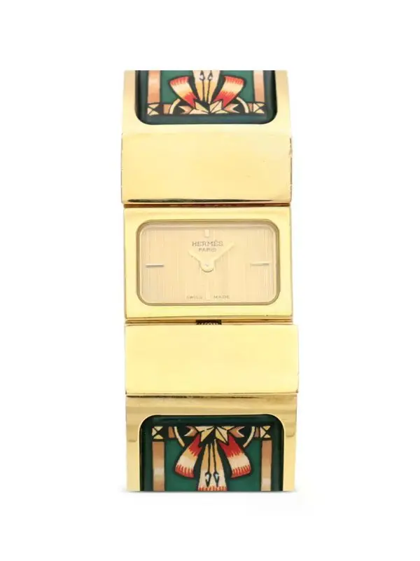 Hermès 2001 Loquet 30mm Watch - Gold