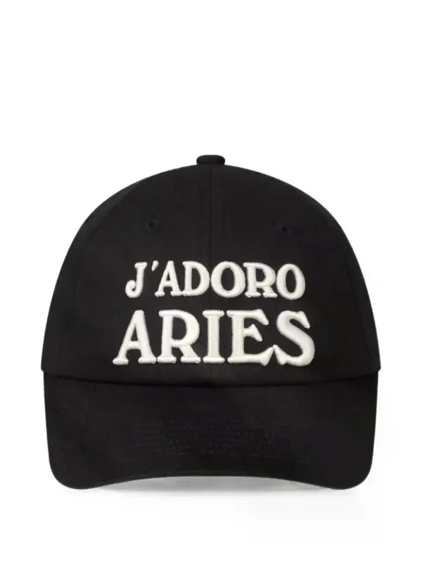 Aries J'adoro Logo-embroidered Cap