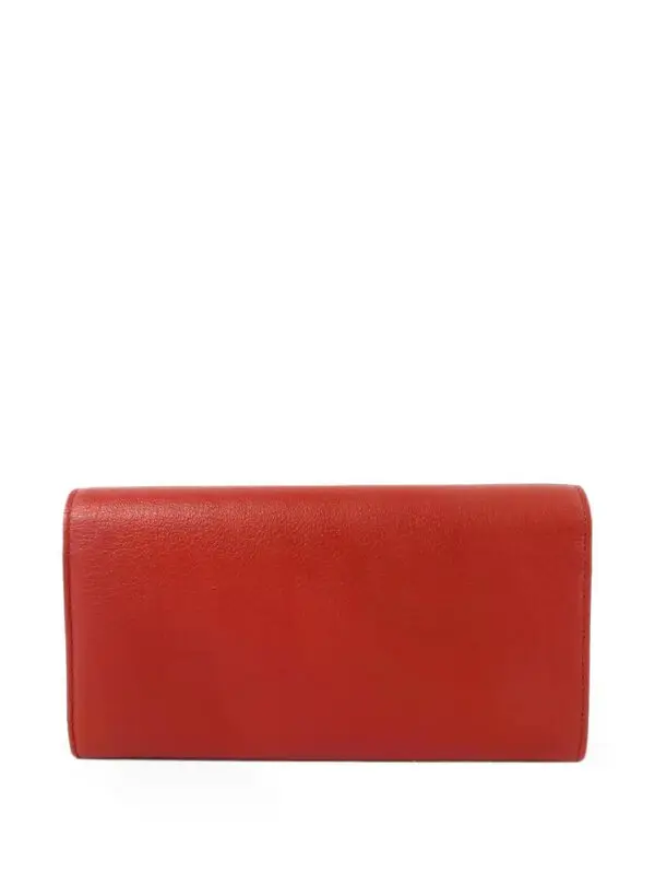 Saint Laurent Leather Long Wallet
