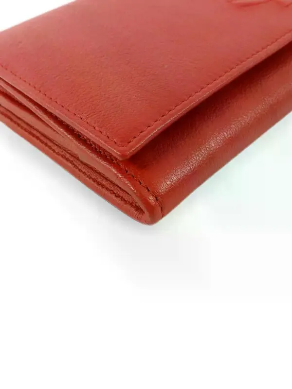 Saint Laurent Leather Long Wallet