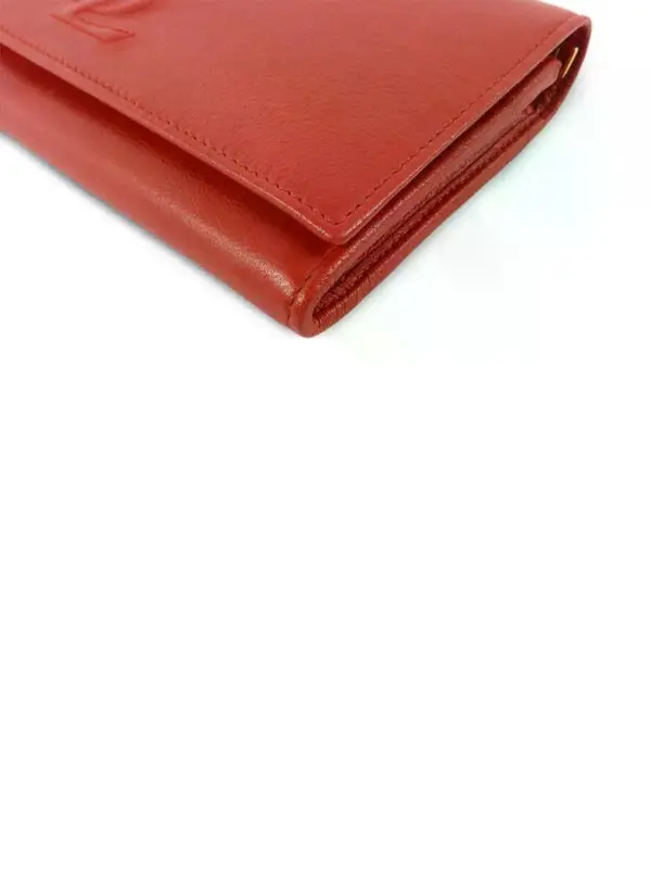 Saint Laurent Leather Long Wallet