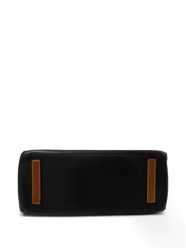 Loewe Lazo Leather Tote Bag - Black