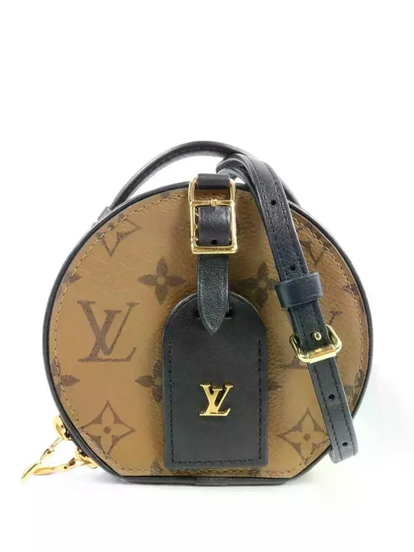 LOUIS VUITTON Monogram Reverse Mini Boite Chapeau Handbag - Neutrals