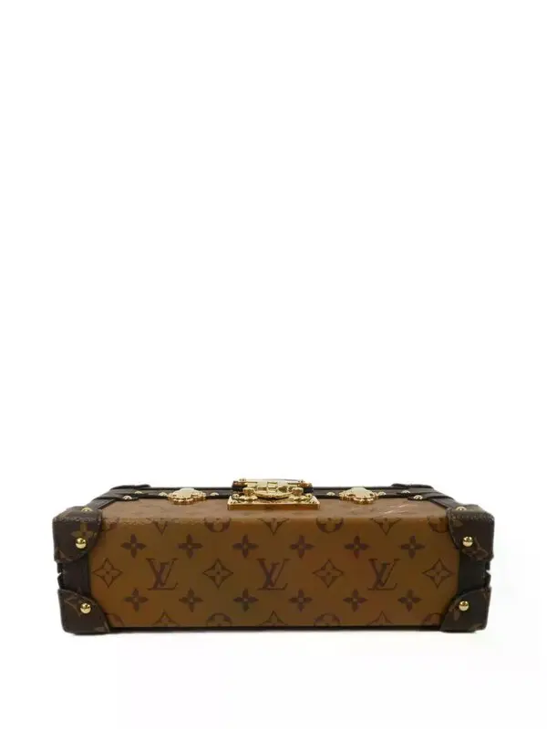 LOUIS VUITTON Petite Malle Monogram Reverse Clutch Bag
