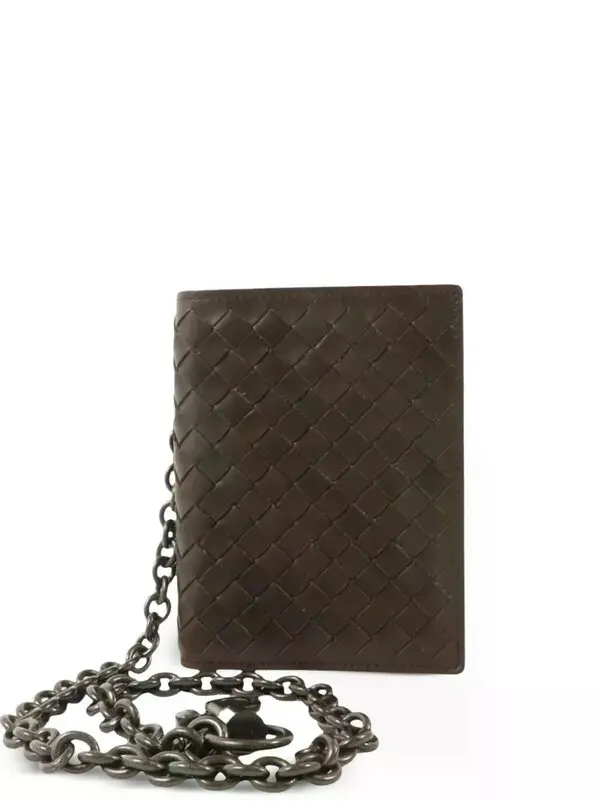 Bottega Veneta Intrecciato Bifold Wallet - Brown