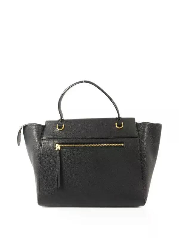 Celine Micro Belt Tote Bag - Black