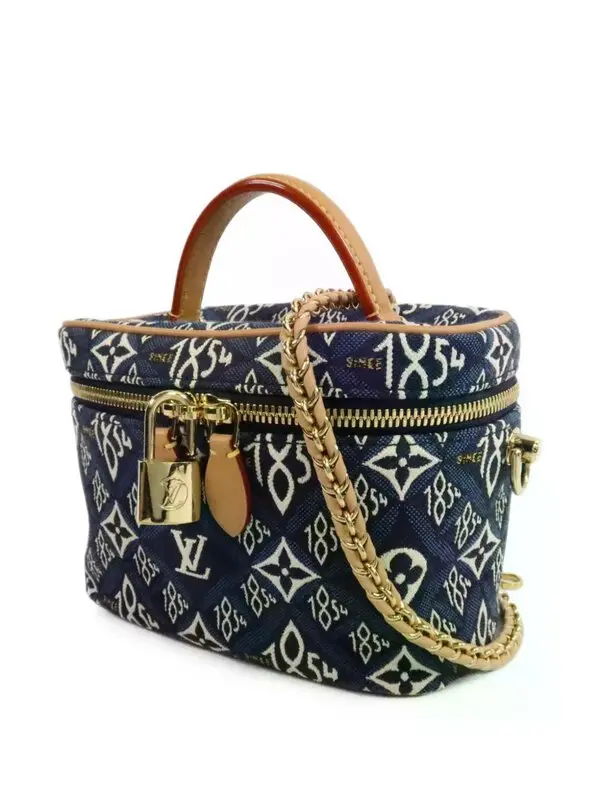 LOUIS VUITTON 1854 Pm Monogram Jacquard Vanity Bag