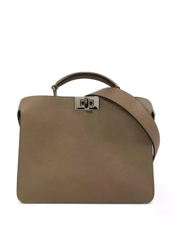 Fendi Small Peekaboo Iseeu Shoulder Bag - Grey