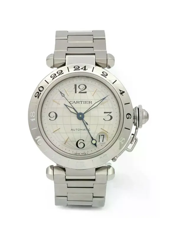 Cartier Pasha C Gmt 35mm Watch - White