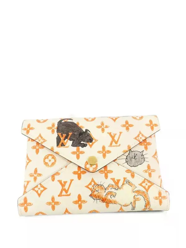 LOUIS VUITTON Catogram Pochette Kirigami Clutch Bag