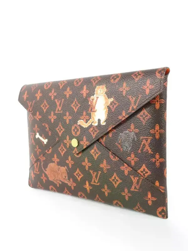 LOUIS VUITTON Catogram Pochette Kirigami Clutch Bag