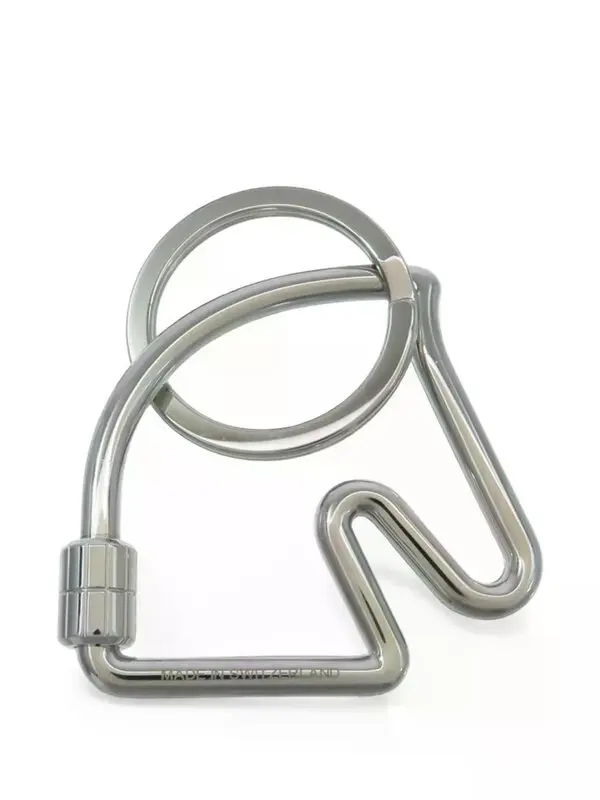 Hermès Cheval Horse-head Key Ring - Silver