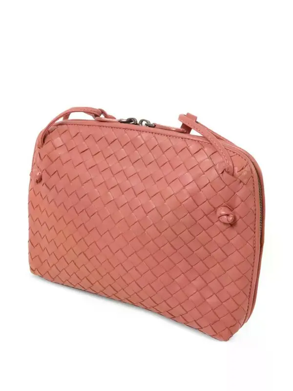 Bottega Veneta Intrecciato Shoulder Bag - Pink