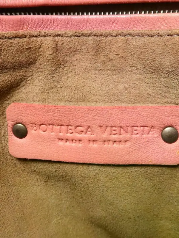 Bottega Veneta Intrecciato Shoulder Bag - Pink