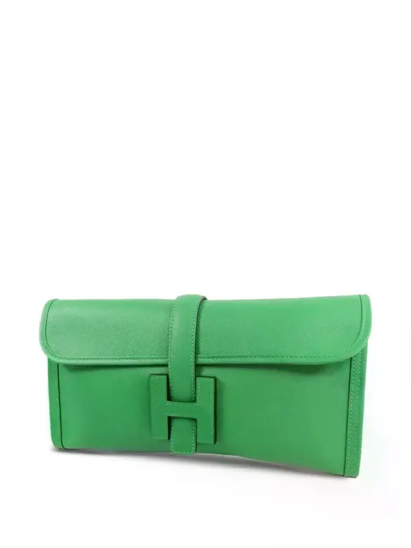 Hermès Jige Elan 29 Clutch Bag - Green