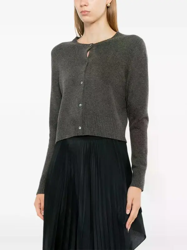 N.peal Chunky Cropped Cardigan