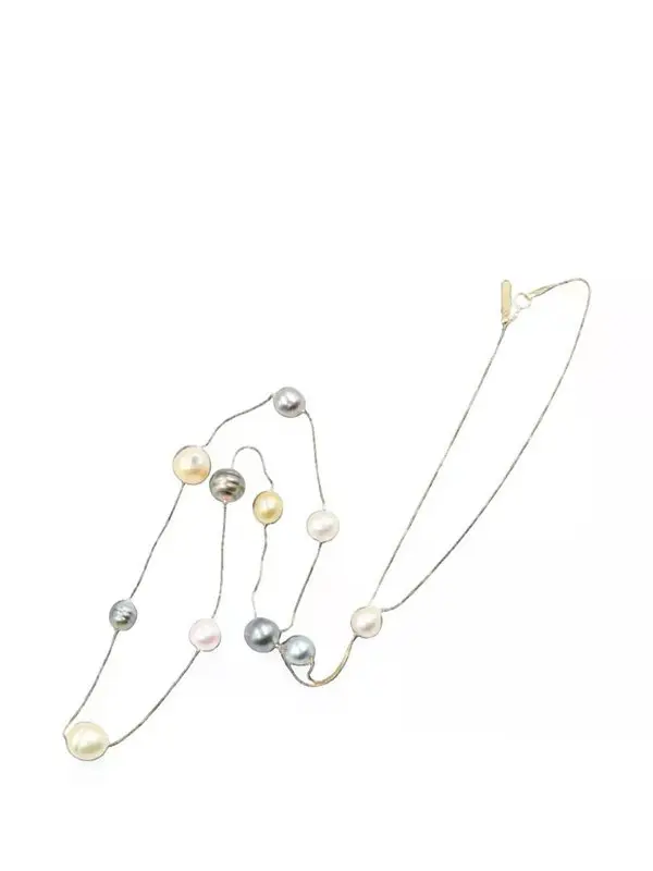 TASAKI 2010s Baroque-pearl-station Necklace