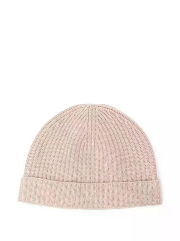 N.peal Ribbed-knit Beanie Hat
