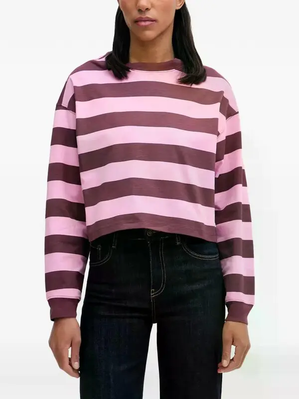 Marc O'polo Striped Long-sleeve T-shirt - Pink