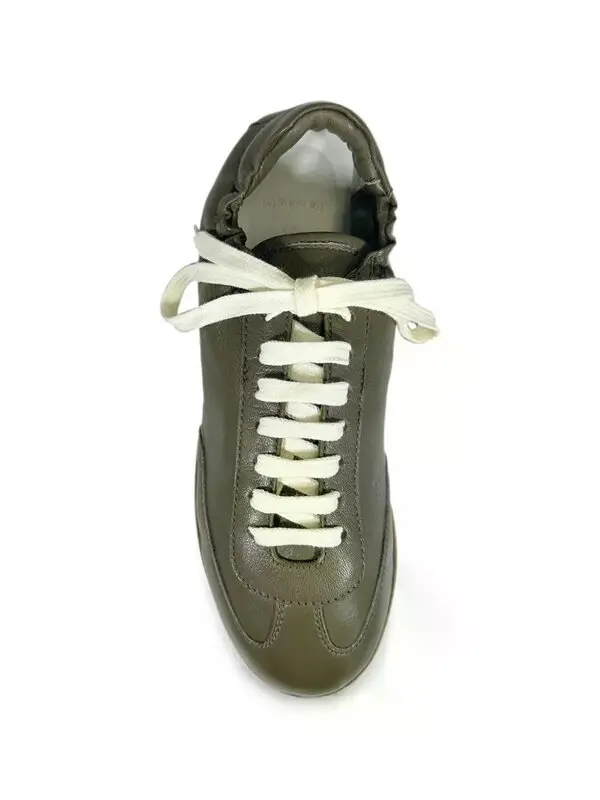 ELIA MAURIZI Carmen Elasticated Leather Sneakers