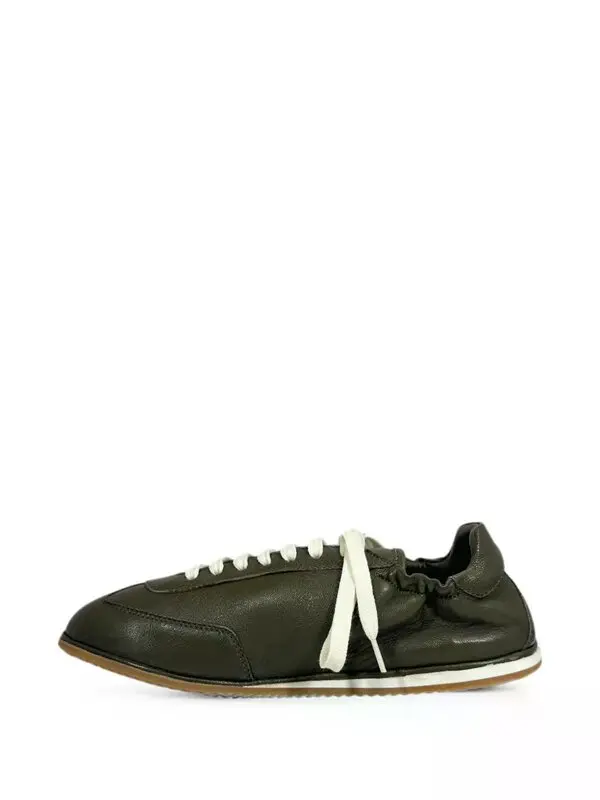 ELIA MAURIZI Carmen Elasticated Leather Sneakers