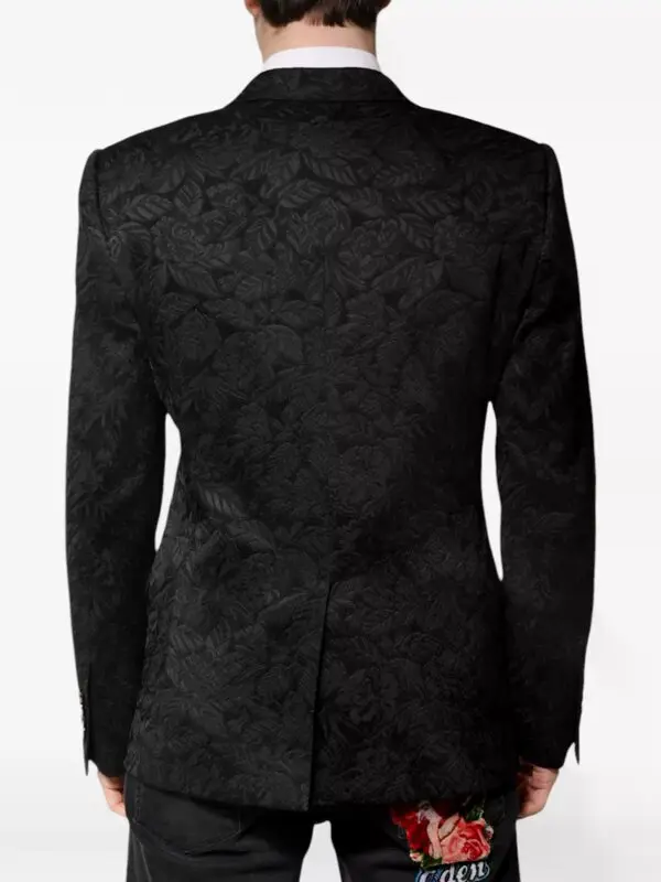 Dolce & Gabbana Martini Floral-brocade Blazer