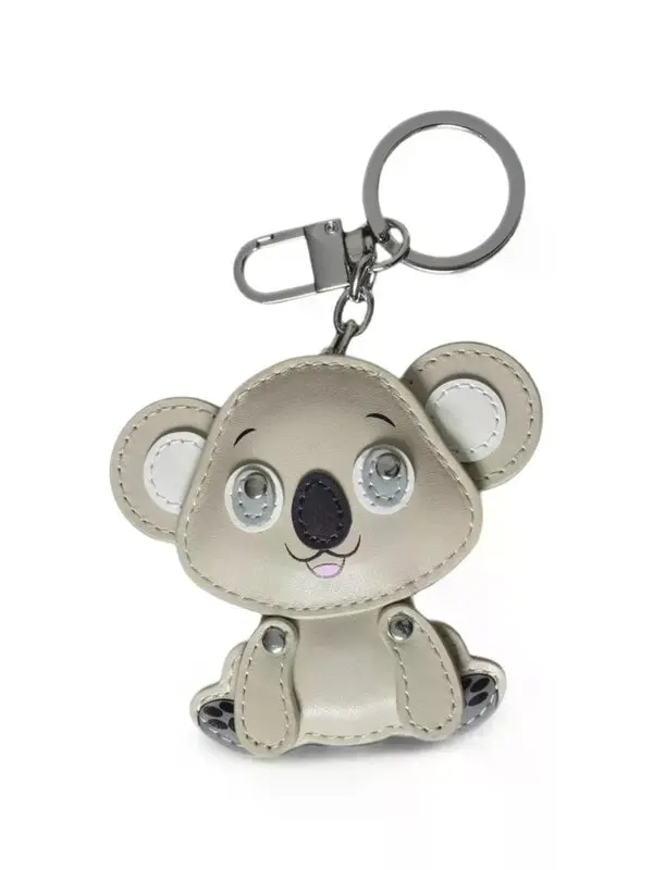 Max Mara Koala-motif Leather Keychain