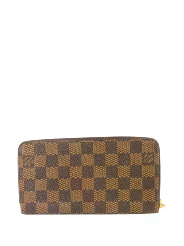 LOUIS VUITTON Long Zippy Vivienne Damier Ebène Wallet