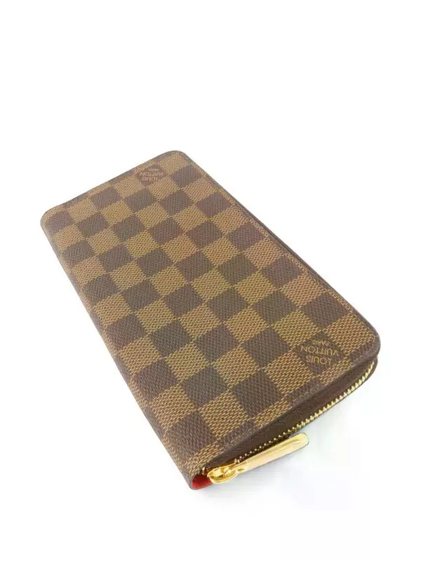 LOUIS VUITTON Long Zippy Vivienne Damier Ebène Wallet