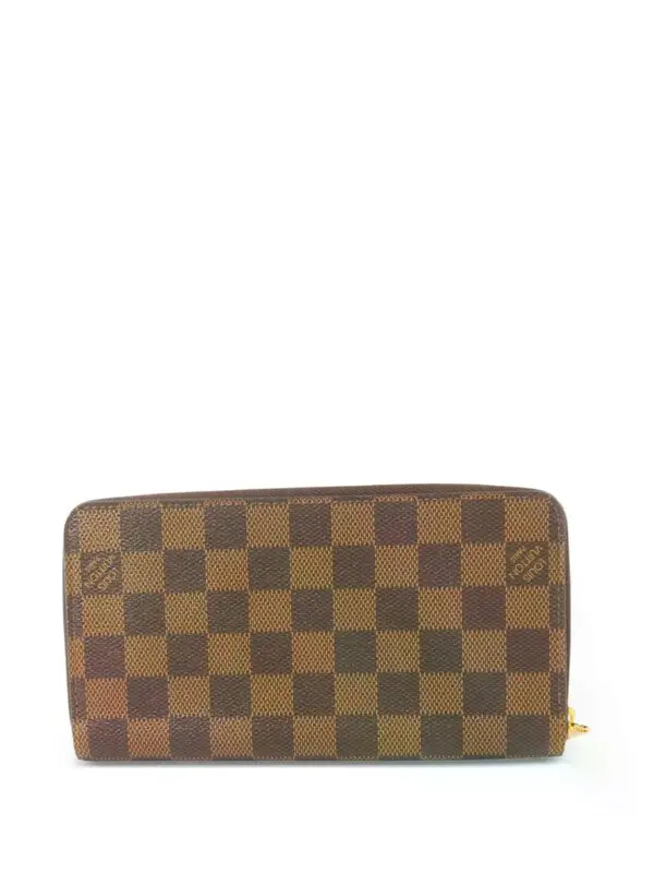 LOUIS VUITTON Long Zippy Vivienne Damier Ebène Wallet