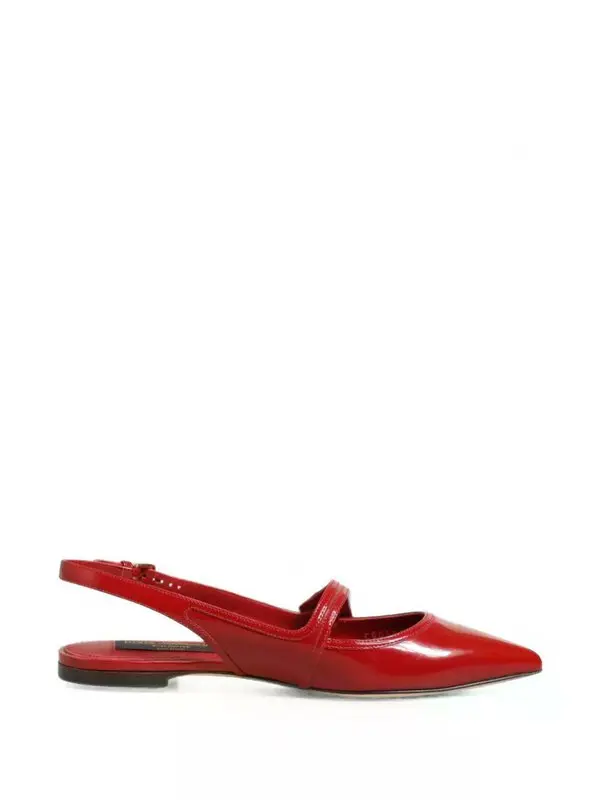 Dolce & Gabbana Pointed-toe Slingback Pumps - Red