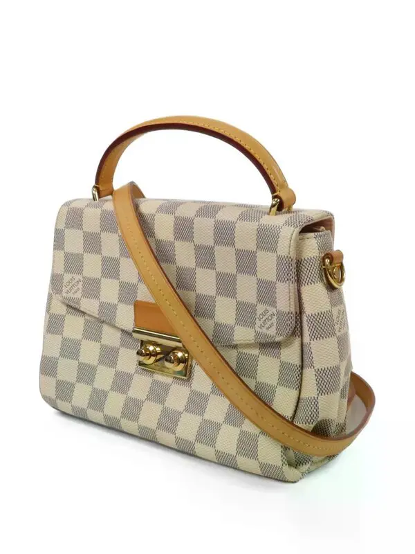 LOUIS VUITTON Croisette Damier Azur Canvas-shoulder Bag - Blue