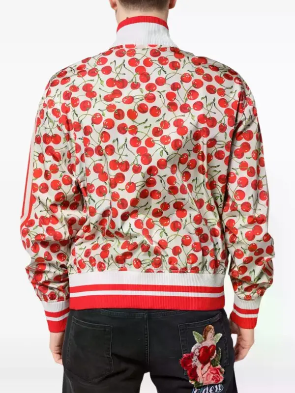 Dolce & Gabbana Cherry-print Bomber Jacket