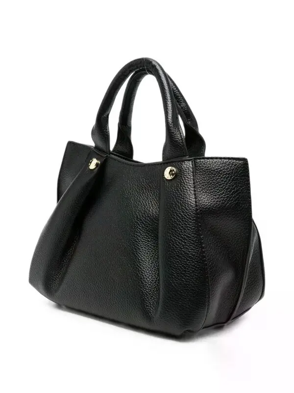 ERMANNO FIRENZE Logo-lettering Grained Leather Tote Bag