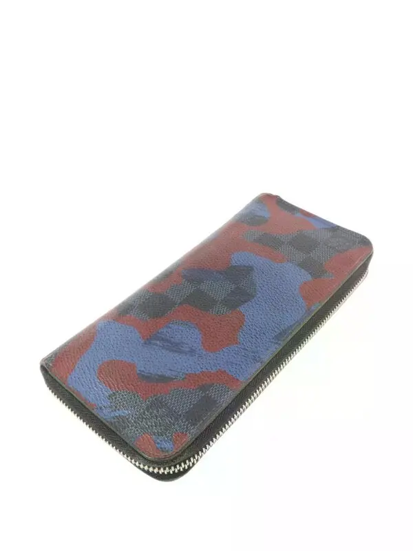LOUIS VUITTON Damier Cobalt Zippy Vertical Wallet