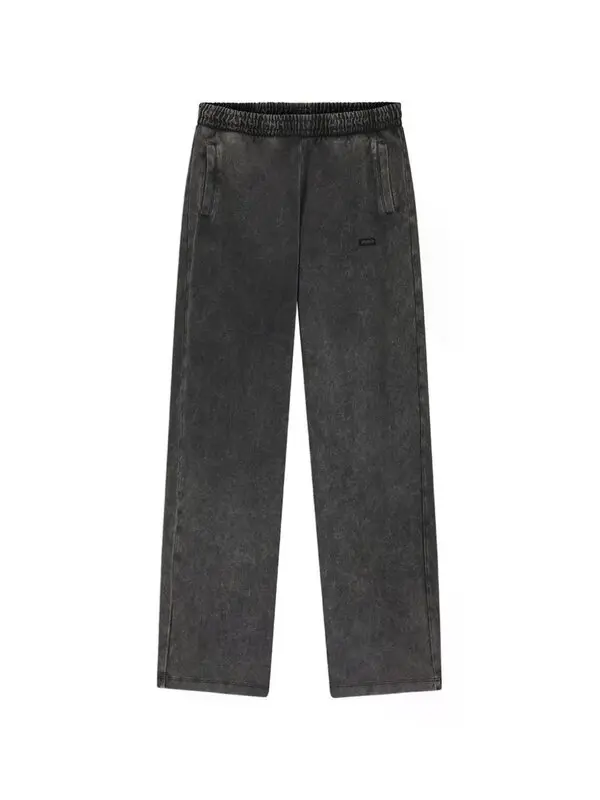 Hugo Wide-leg Jogpants In Soft Cotton Blend