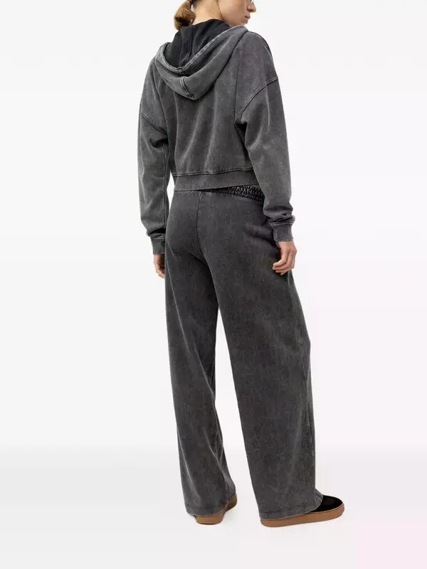 Hugo Wide-leg Jogpants In Soft Cotton Blend