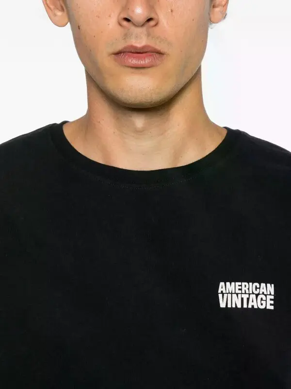 American Vintage Logo-print Short-sleeve T-shirt