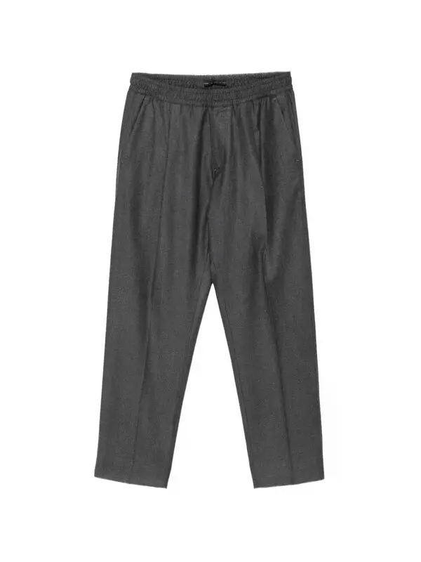 LOW BRAND Tokio Elasticated-waistband Pressed-crease Trousers